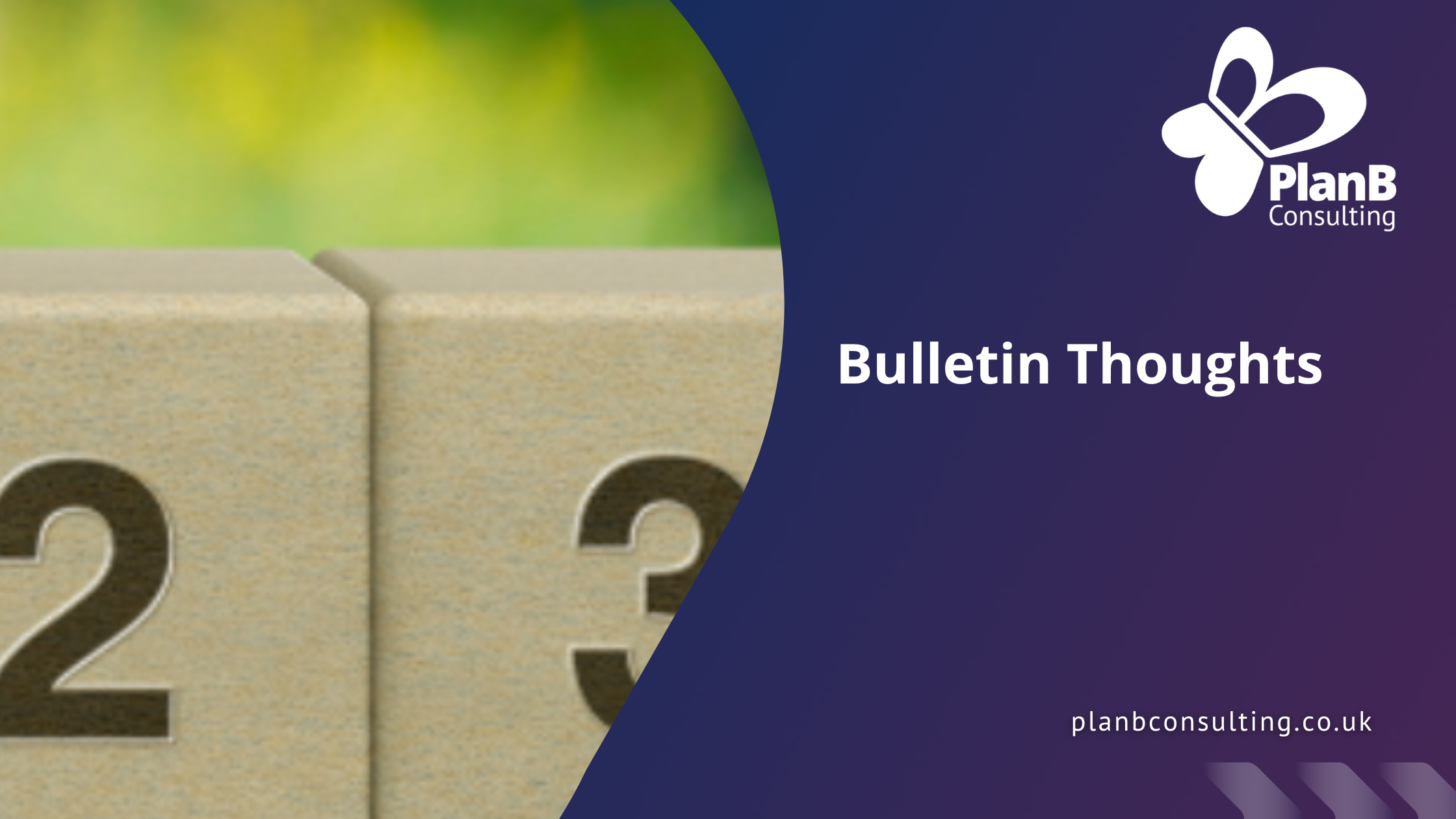 Bulletin Thoughts | PlanB Consulting