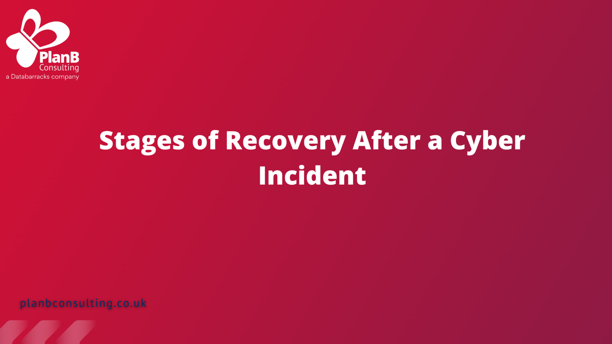 Stages of Recovery After a Cyber Incident | PlanB Consulting